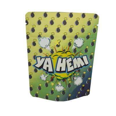 Cina la chiusura lampo innocua per i bambini di 3.5G 7G 14G 1 Oz Mylar insacca i biscotti Cannaburst della prova dell'odore in vendita