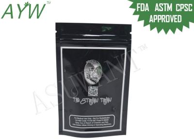 Cina Il commestibile di FDA risigillabile sta sui sacchetti, nero a prova d'umidità sta sul sacchetto in vendita