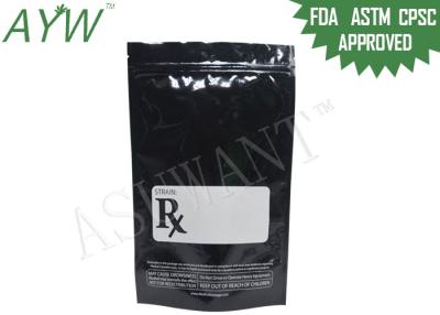 Cina Il commestibile di FDA risigillabile sta sui sacchetti, nero a prova d'umidità sta sul sacchetto in vendita