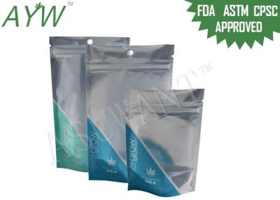 Cina Una stagnola laterale Mylar insacca la prova dell'odore per i semi del tabacco 1kg/Weed in vendita