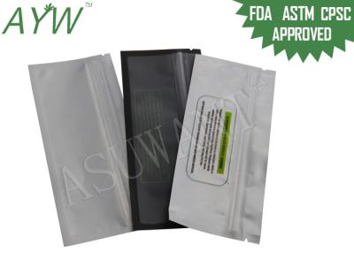 Cina Le piccole borse a chiusura lampo di plastica di alluminio laminate, Weed semina le borse d'imballaggio della chiusura lampo con la dimensione su misura in vendita