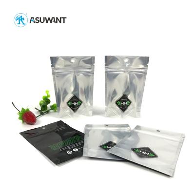 China Mylar insacca la Weed che medica impermeabile laminata K insacca la prova dell'odore con la finestra trasparente for sale