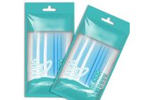 China Transparent Window Resealable Packaging Bags for sale