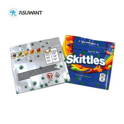 Cina sigillamento del bordo del sacchetto tre di 8oz 120mic VMPET Gummies Edibles in vendita