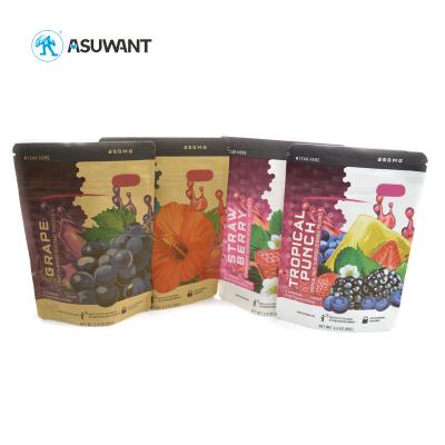Cina La chiusura lampo biodegradabile di carta kraft di CPP PBAT insacca la saldatura a caldo eliminabile MSDS in vendita