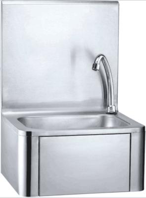 China NSF Wall Mounted Commercial Catering 304 Stainless Steel Hand Sink with Backsplash for sale