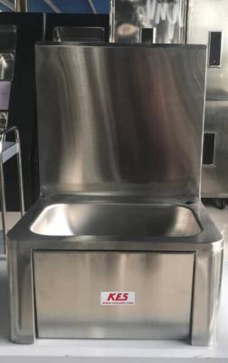 China NSF Wall Mounted Commercial Catering 304 Stainless Steel Hand Sink with Backsplash for sale