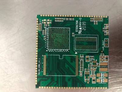 China 4 Layer Immersion Gold AI PCB Board With 3 Side Castellated Holes for sale
