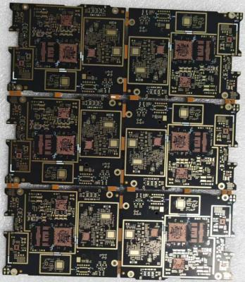 China 8 Layer 2nd Order HDI OSP Black Solder Mask PCB Via ≤25μM Registration Control for sale
