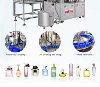 China Automatic perfume filling machine crimping machine collaring machine sealing machine for sale