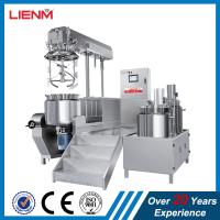 China Top and bottom homogenizer vacuum emulsifying mixer machine ointment emulsifying machine for sale