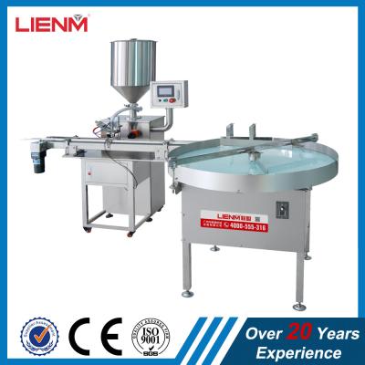 China Automatic face cream ointment lotion filling machine Cream Filling Machine Body Cream Gel Piston Filler/Balm Jar Filling for sale