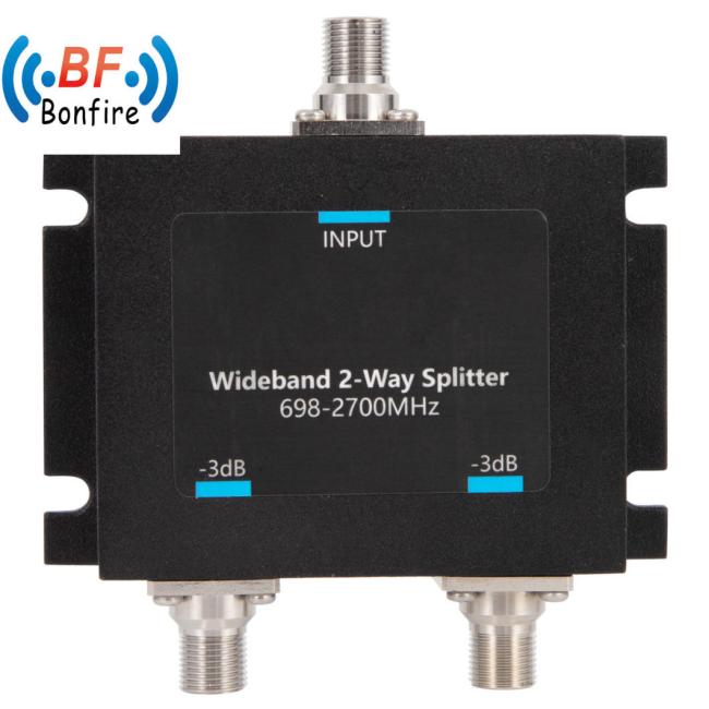 698-2700MHz 3 Way RF Wideband Micro Strip Splitter for Indoor Communication NF