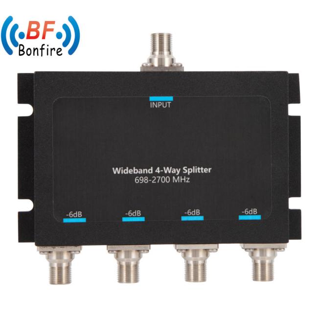 698-2700MHz 3 Way RF Wideband Micro Strip Splitter for Indoor Communication NF