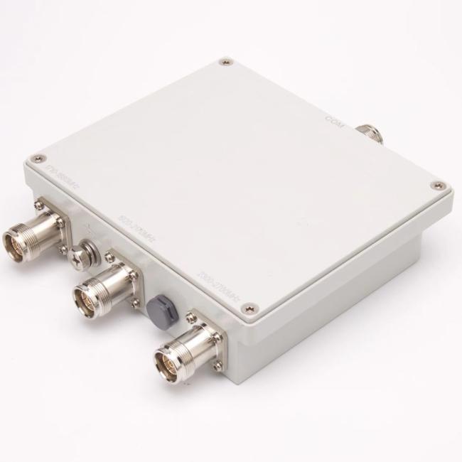 100W 3-40dB RF Combiner Dual Band Combiner RF Coaxial Attenuator Low Pim 1710-1880 1920-2170MHz RF Attenuator with 7-16 Female to Male DIN Connector