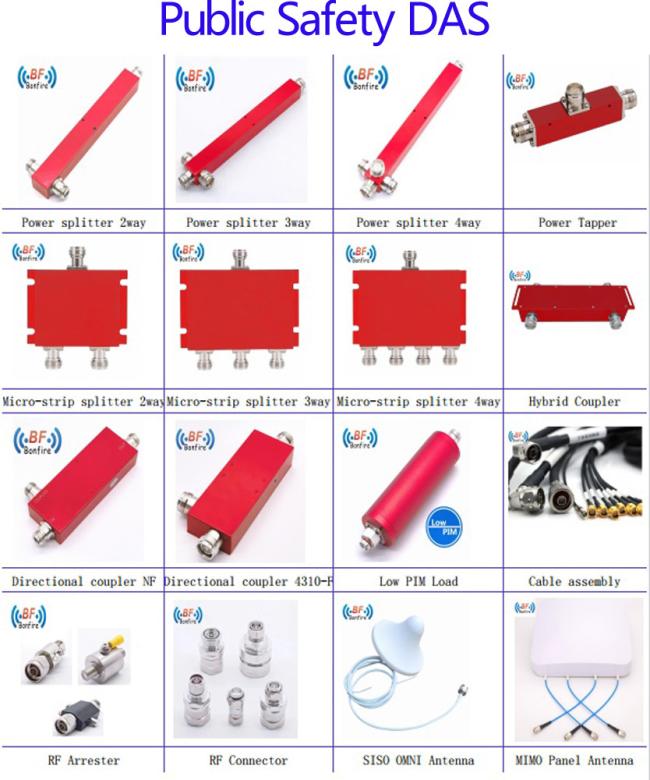 Wholesale VHF UHF 698-3800MHz Power Walkie-Talkie Booster Divider Repeater Splitter 4 Way N Female Type Power Splitter for Base Station