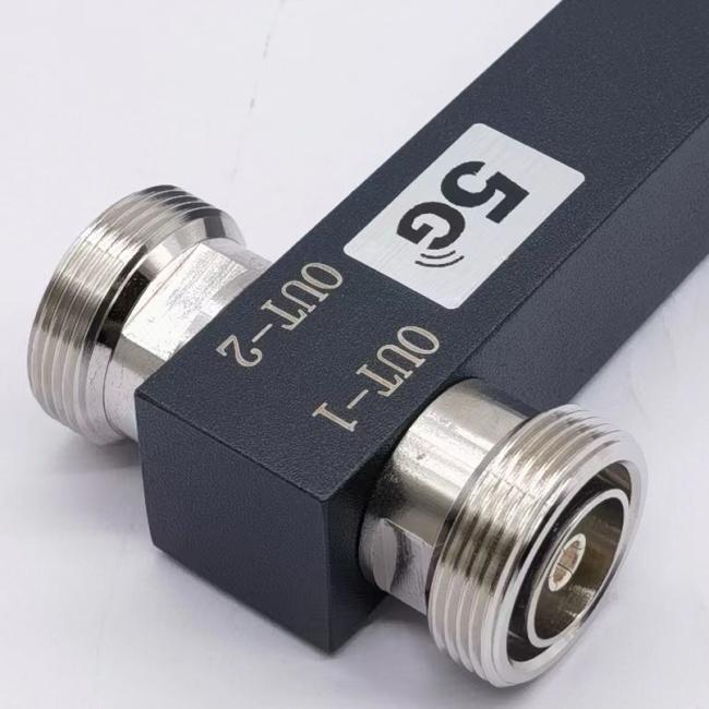 50W 617-4000MHz 2 Way Microstrip RF Power Splitter with DIN-Female Connector Used for Ibs Bts Das
