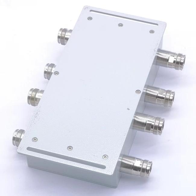 RF Hybrid Combiner Hybrid Coupler 2 in 2 out 698-3800MHz 4.3-10 Female