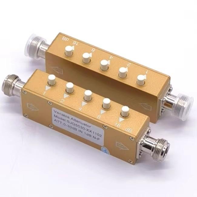 Coaxial Fixed RF Attenuator 100W DIN Type Standard Attenuation Values of 3, 6, 10, 20, 30, 40 dB Variable Attenuator Adjustable Attenuator for in-Building