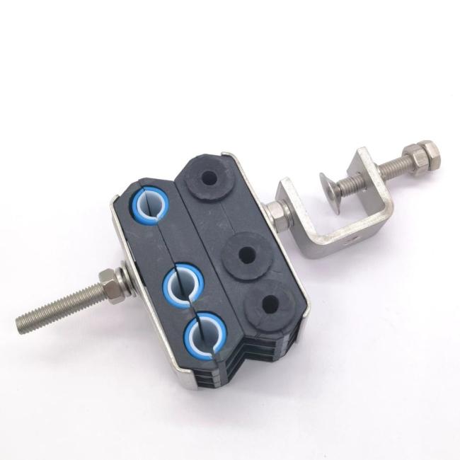 Fiber Optic Drop Cable Clamp Insulation Suspension Dead End Anchor Clamps