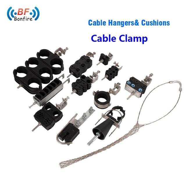 15-17mm Feeder Cable Clamp to Secure 2 - 6 Fiber Cables Power Cables Clamps