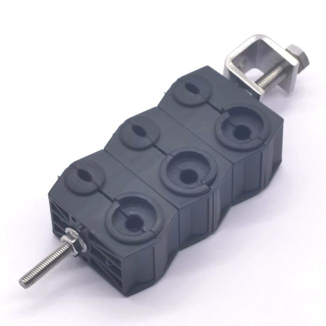 15-17mm Feeder Cable Clamp to Secure 2 - 6 Fiber Cables Power Cables Clamps