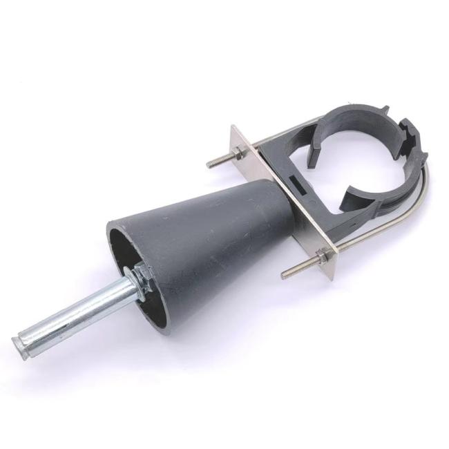 Adjustable Stainless Steel Screw Pipe Clamp Conduit Clamp with Rubber