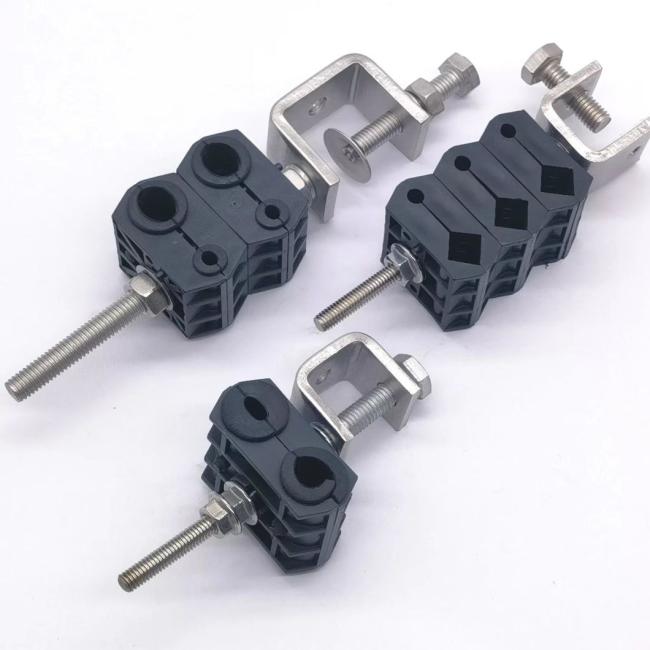 6 Ways &amp; 2 Ways Free Mixed Flat Feeder Cable Clamps for RG6 Rg8