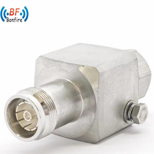 RF Lightning Arrester DC-6000MHz N Female Audio Jack Bulkhead to SMA Female Silver Plated Surge Protector Arrestor with 90V Gtd
