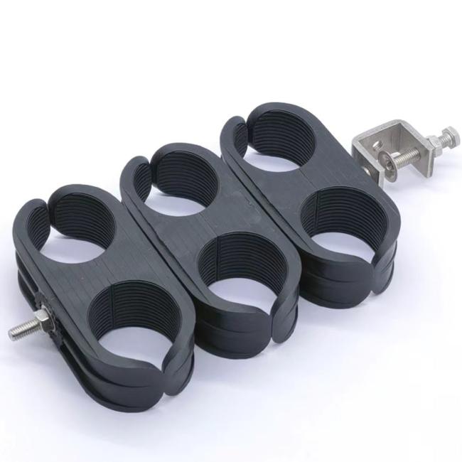 Combined Coax Cable 3 Ways 1-1/4 Cable Clamp