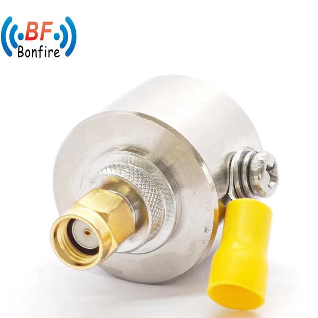 RF Arrester 698-3800MHz Lightning Arrester 50ohm F Type Male Plug to F Female Jack Coaxial Surge Protector Arrestor 0-3GHz