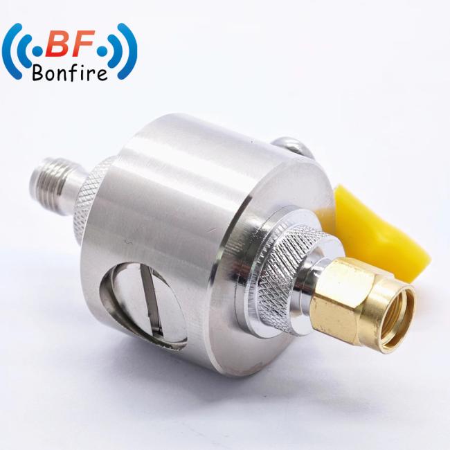 RF Arrester 698-3800MHz Lightning Arrester 50ohm F Type Male Plug to F Female Jack Coaxial Surge Protector Arrestor 0-3GHz