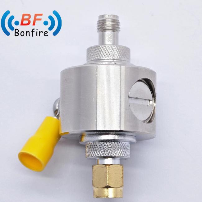 RF Arrester 698-3800MHz Lightning Arrester 50ohm F Type Male Plug to F Female Jack Coaxial Surge Protector Arrestor 0-3GHz
