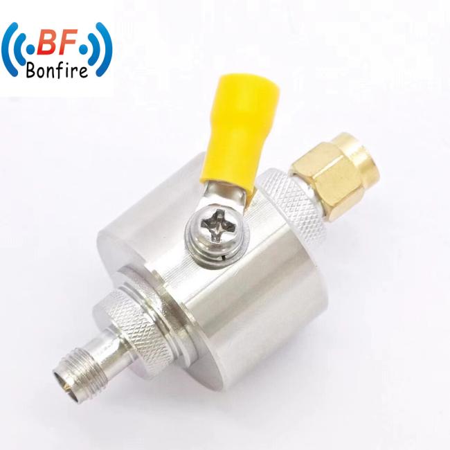 RF Arrester 698-3800MHz Lightning Arrester 50ohm F Type Male Plug to F Female Jack Coaxial Surge Protector Arrestor 0-3GHz