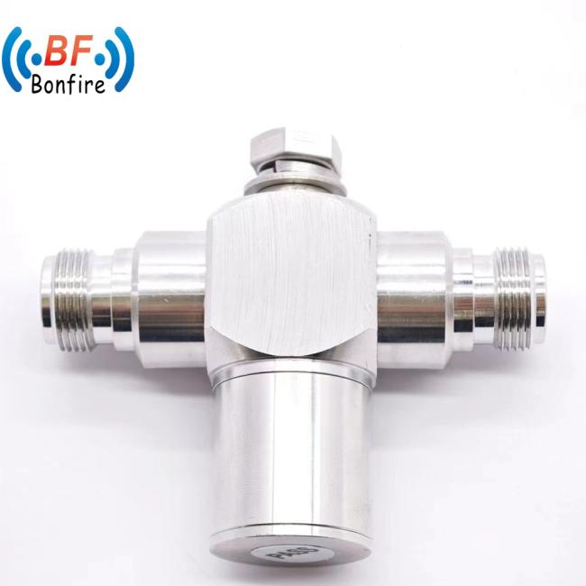 RF Arrester 698-3800MHz Lightning Arrester 50ohm F Type Male Plug to F Female Jack Coaxial Surge Protector Arrestor 0-3GHz