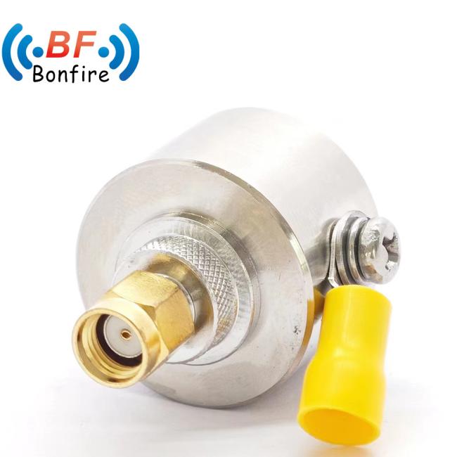 RF Arrester RF Female Jack Coaxial Lightning Arrester F Jack to Jack Double Surge Protector Arrestor 698-3800MHz