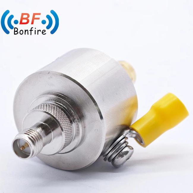 RF Arrester RF Female Jack Coaxial Lightning Arrester F Jack to Jack Double Surge Protector Arrestor 698-3800MHz