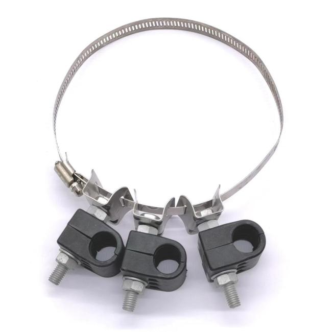 RF Double Cable Clamps Stainless Steel Cable Clamp