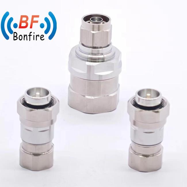 Hot Sale RF Connector -155dbc DC-4GHz Low Vswr RF Coaxial Cable Connector RF Adapter with 7/16 Dinf to 4310f Straight Type