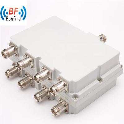China Quad-Band Low Pim RF Combiner 1710-2700MHz with 4.3-10-F DIN-F Connector Package for sale