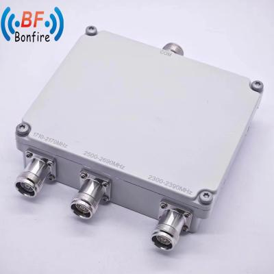 Cina 1710-2170MHz 2300-2690MHz RF Low Pim Diplexer con N connettore femminile 4 Way Combiner in vendita