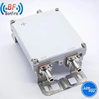 China Combinador de RF 2500-2700MHz Combinador de diplexor de cavidade com tamanho de pacote personalizado em vermelho à venda