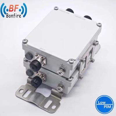 Cina Combinatore a doppia banda RF Low Pim Duplexer grigio/rosso/nero personalizzato in vendita