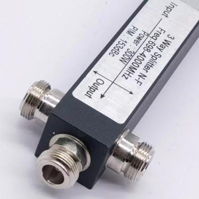 China Package Gross Weight 0.410kg 698-4000MHz 3way Pulse Power Splitter for Das Ibs N-F for sale