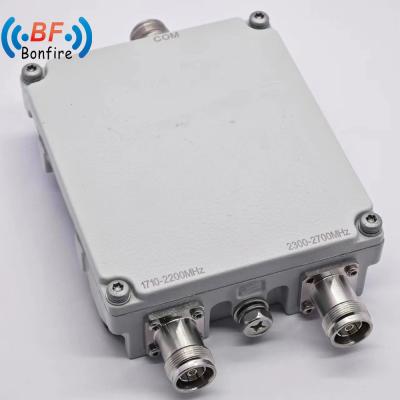 Cina 5g Mul Combiner Diplexer Triplexer Combiner a doppia banda 1710-1880 1920-2170 2300-2400 2500-2700MHz Rosso in vendita