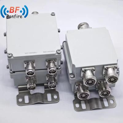 China Low PIM -150dBc RF Dual Band Combiner Diplexer for BTS DAS IBS Telecommunication for sale