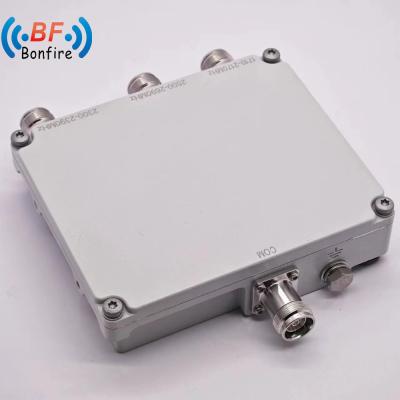 Cina Combinatore Triplexer Indoor/Outdoor 1710-1880 1920-2170 2300-2400 2500-2700MHz -155dbc con connettore femminile 4.3-10 in vendita