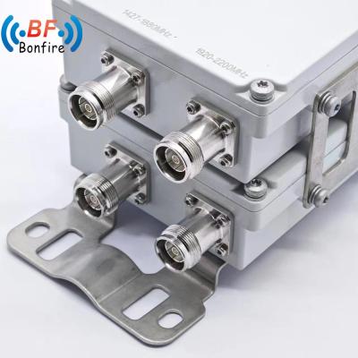 Cina 1710-2170MHz 2300-2700MHz Triplexer con Low Pim -160dbc RF Diplexer e connettore 4.3-10-F in vendita
