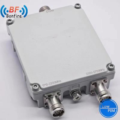 China Black Combiner RF VHF 140-174 MHz DAB 210-260 MHz Triplexer RF Diplexer SMA Connector for sale