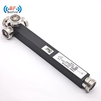 China Customized VHF Power Splitter Divider DIN Female 5000-6000MHz 2/3/4way Reactive High for sale